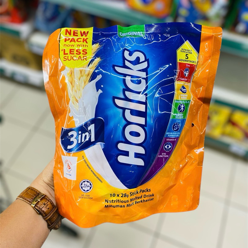 Horlicks 3in1 Powder Lite Original Cereal (10s x 28g) | Shopee Malaysia