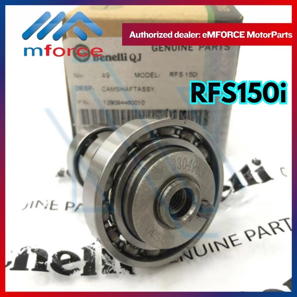 BENELLI RFS 150 RFS150i CAM SHAFT ASSY WITH SKF BEARING 129094460010 ...