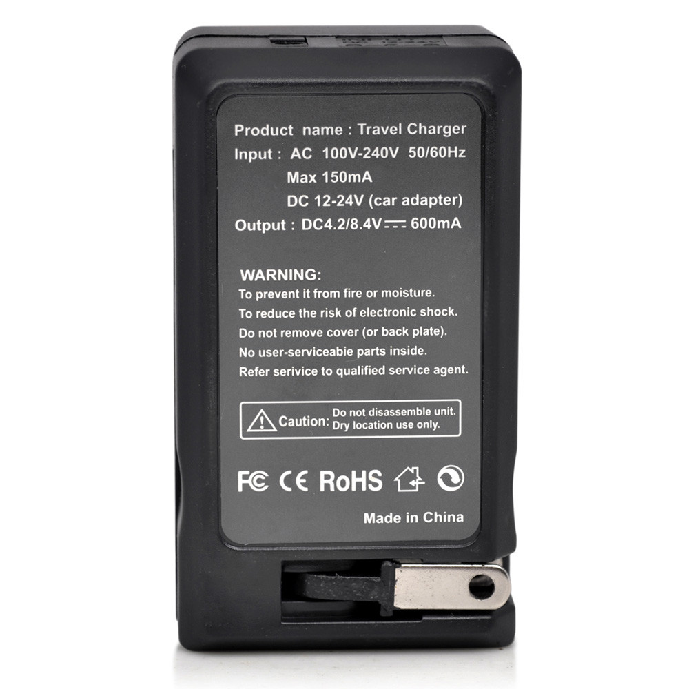 AC/DC Rapid Travel Charger for Samsung SLB-10A L100 L200 L210 SL620 ...