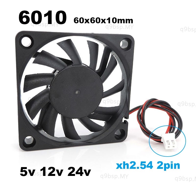 6cm 60mm DC 5v 12V 24V Cooling Fan Brushless for Reprap 3D Printer Parts Cooler 60x60x11mm ...