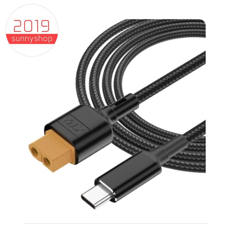 USB-C Type-C to XT60 Charging Cable PD 100W 20V/5A Charging Cable for Tool-Kitrc M7 M6 M6D M8S ...