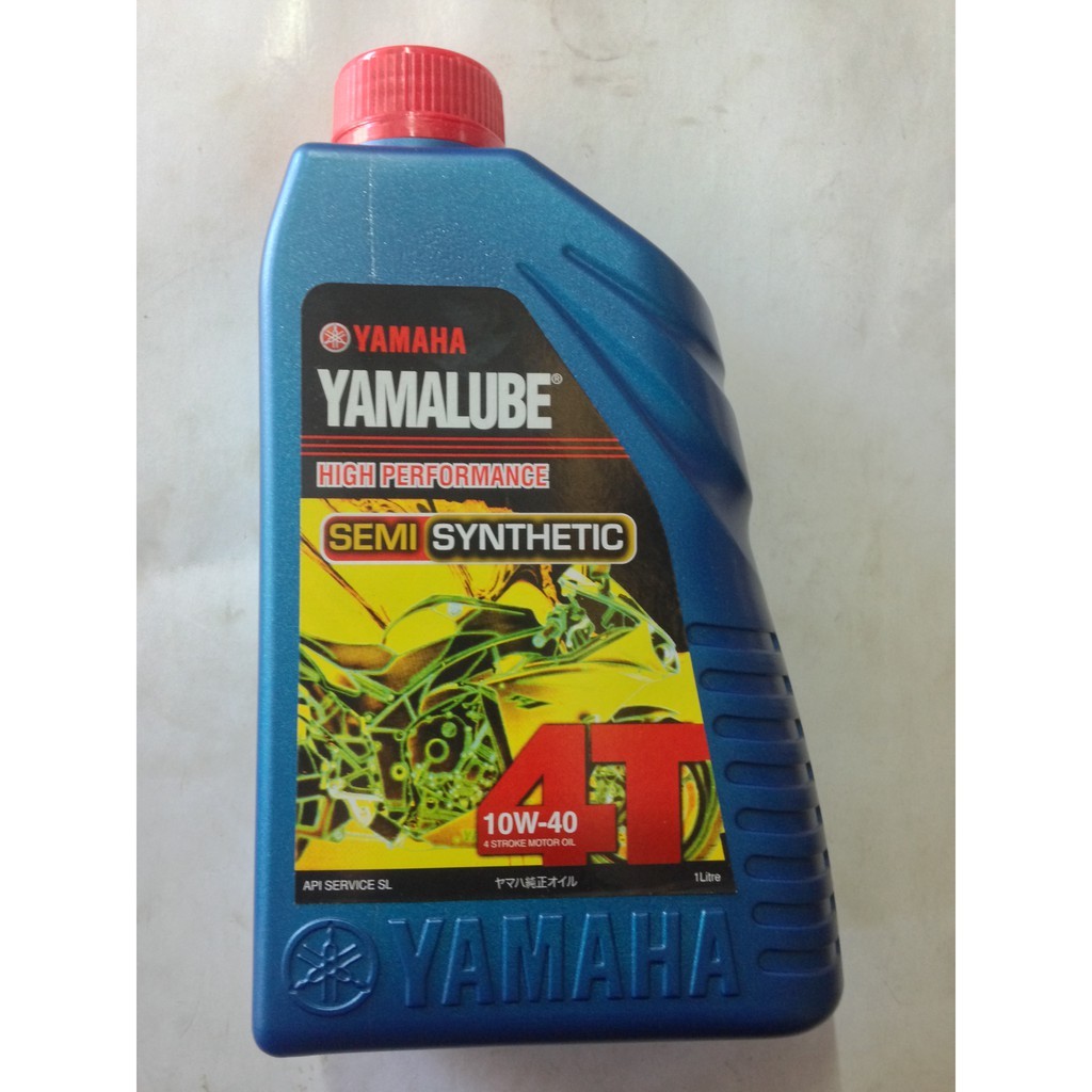 yamaha yamalube semisynthetic 10w-40 4T minyak hitam | Shopee Malaysia