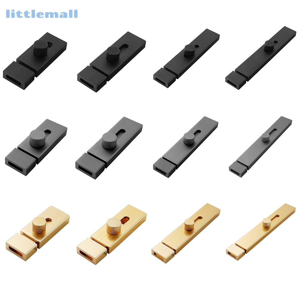 [LLMA]No hole punch door buckle security lock thickened room door latch ...