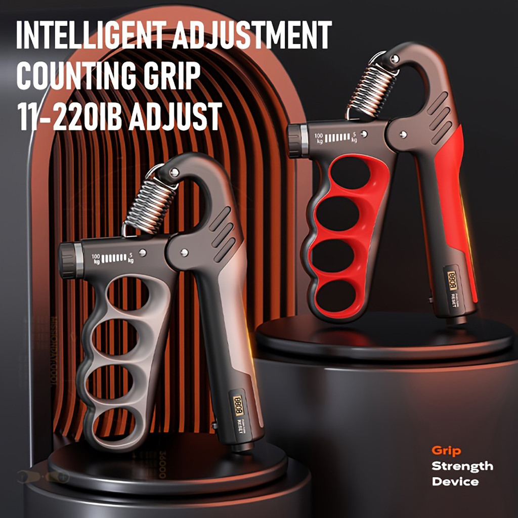 Adjustable Automatic Counting Hand Grip Strengthener Resistance Hand ...