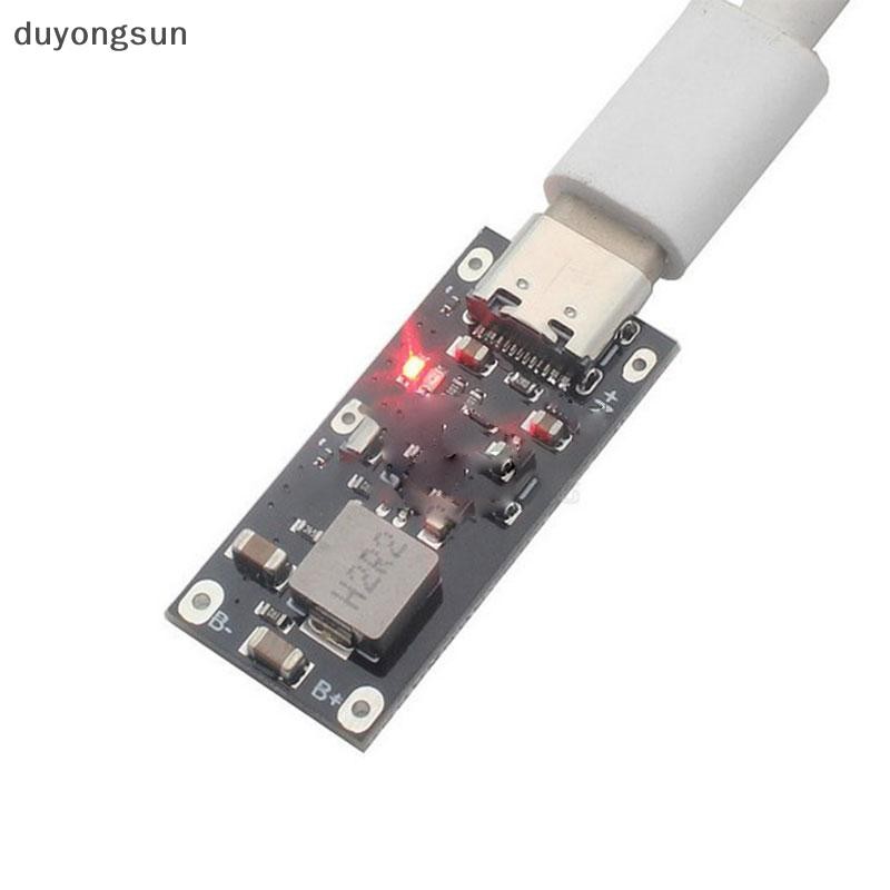 (duyongsun) Type-C USB 5V 3A 3.7V 18650 Lithium Li-ion Battery Charging Board Charger Module ...