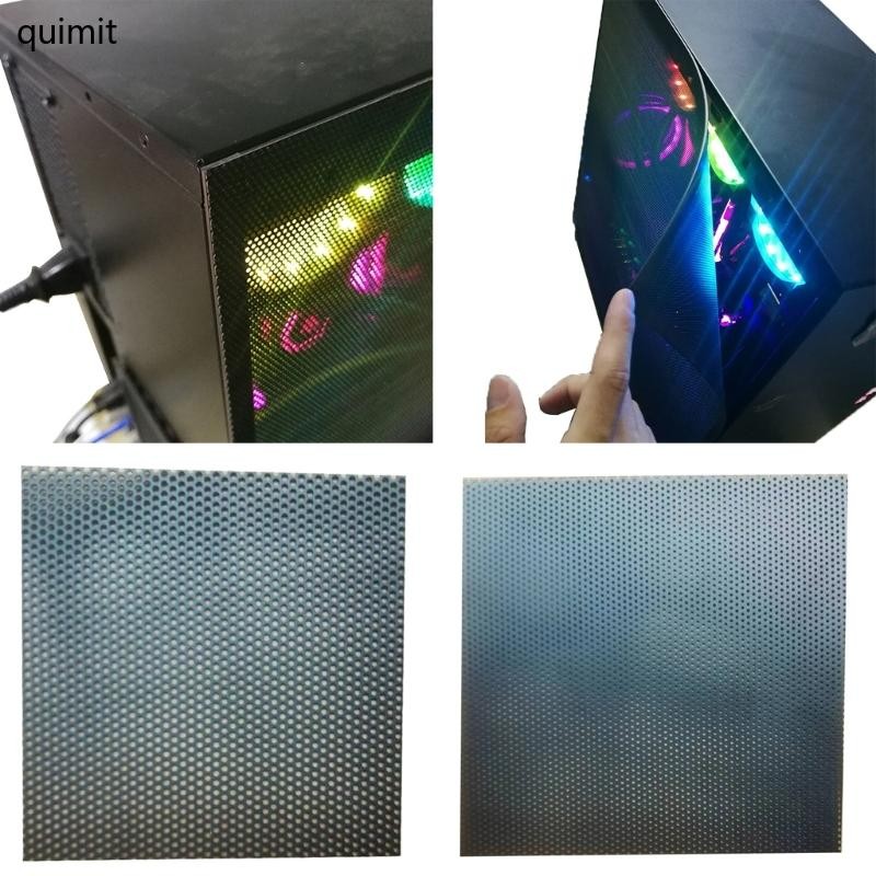 QUIM DIY PC Case Dust Mesh Filter PVC Dustproof Mesh Filter Cover ...