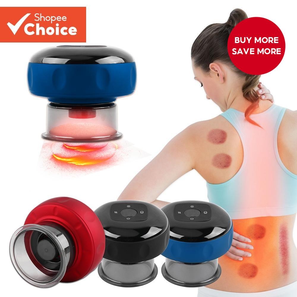 12 Gears Electric Cupping Therapy Massager Vacuum Suction Cups ...