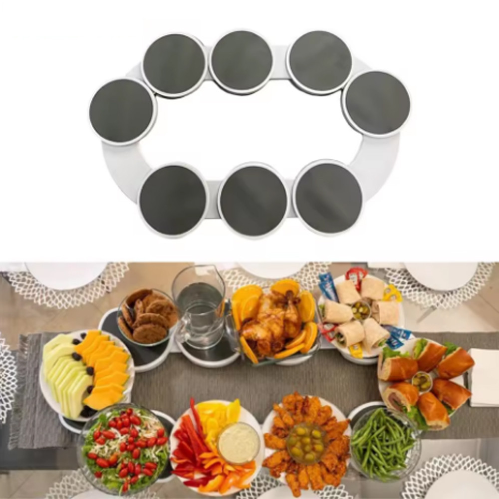 Kitchen Dining Table Turntable Expandable Kitchen Countertop Turntable ...