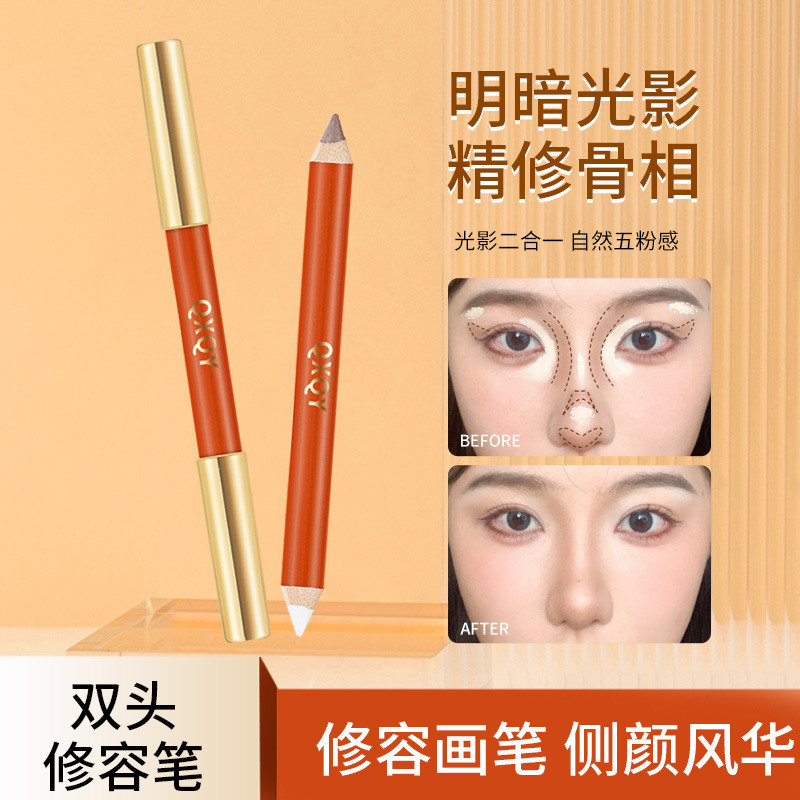 Pendatang baru # QXQY 3D Precision Dwi-Kepala Kontur Pen Cahaya dan ...