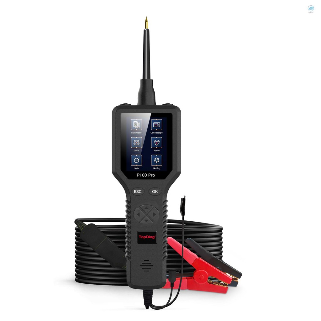 TopDiag P100 Pro 9-30V Car Circuit Tester Automotive Circuit Diagnostic ...