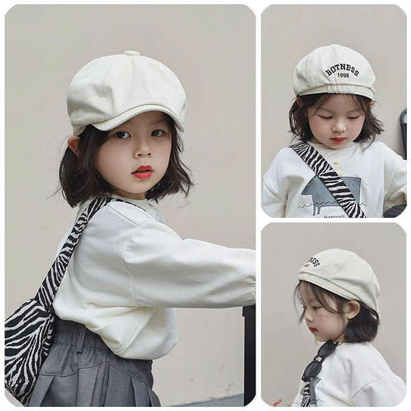 Topi kanak-kanak, kanak-kanak lelaki, beret perempuan, topi hadapan ...