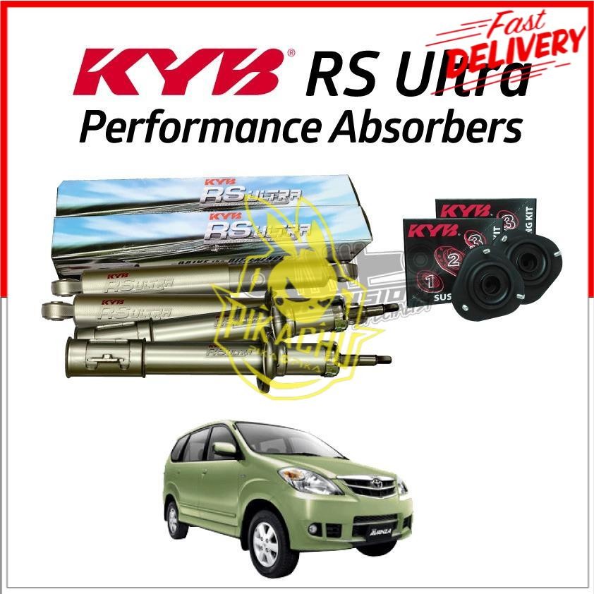 ORIGINAL KAYABA KYB RS ULTRA TOYOTA AVANZA FULL PACKAGE (ABSORBER FRONT ...