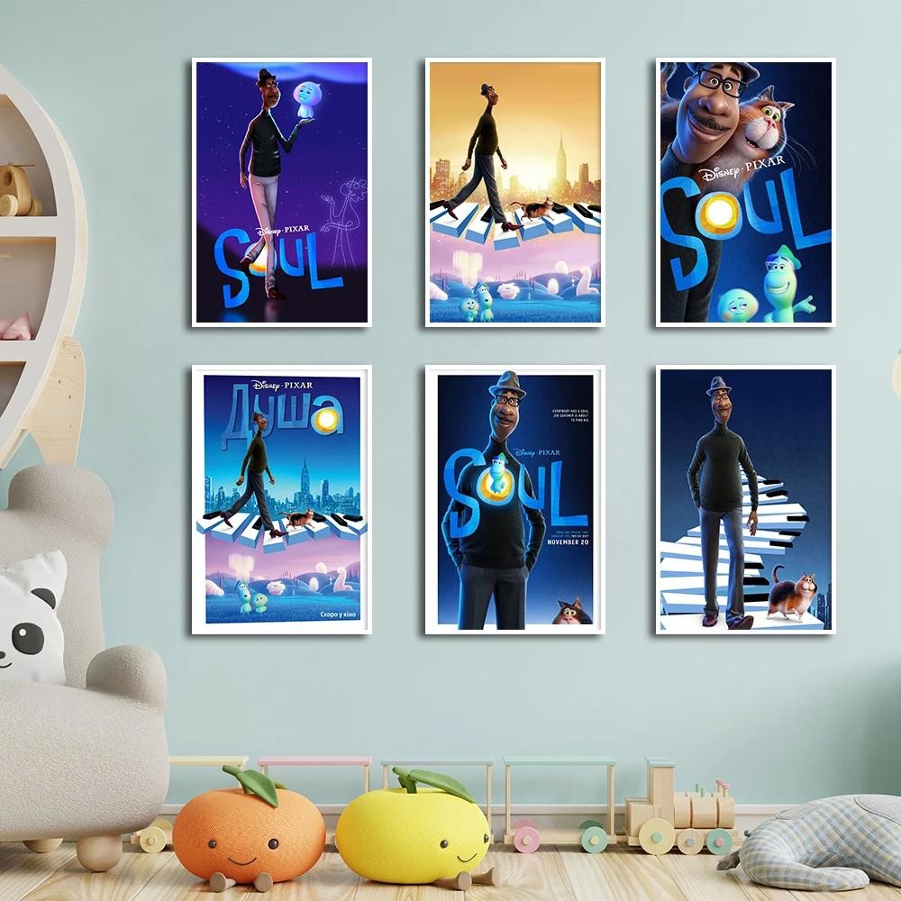 Poster Filem Walt Disney Pixar Soul - Cetakan Kanvas Seni Moden ...