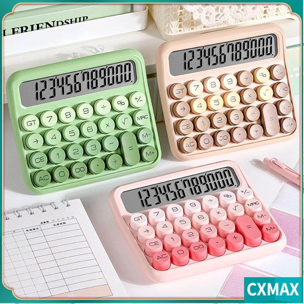 CVMAX Typewriter Calculator, Mechanical Keyboard Silent Students ...