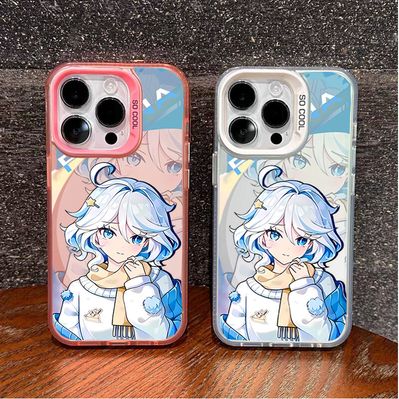 Cartoon Genshin Impact Case For Iphone 16 Pro Max 11 12 13 14 15 Pro ...