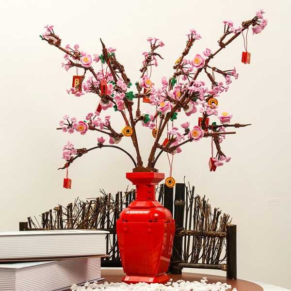 lego flower lego brick Lego sesuai untuk Tahun Baru Cina, bunga pic ...