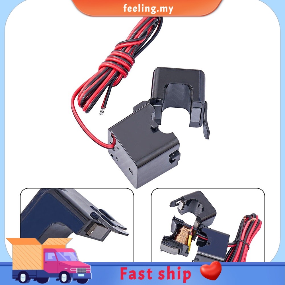 1PCS Miniature Split Ferrite Core Clamp Current Sensor Current ...