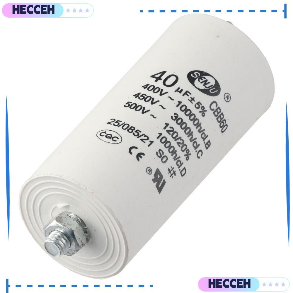 HECCEH1 CBB60 Run Capacitor, Cylinder 50/60Hz, High-quality Plastic ...