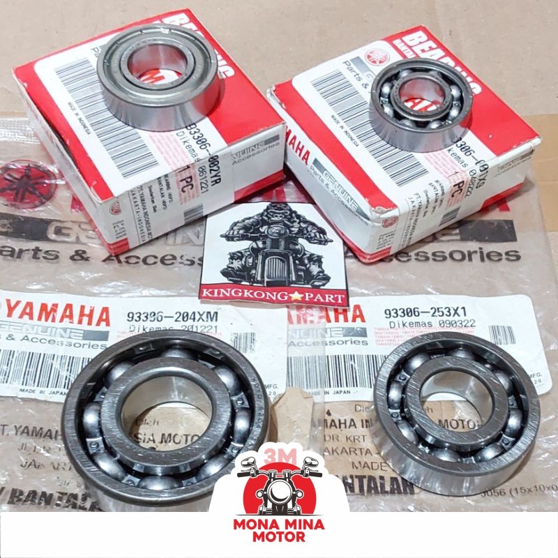 Bearing Bearing ratio set f1zr fizr 6203 6204 6002 6001 original | Shopee Malaysia