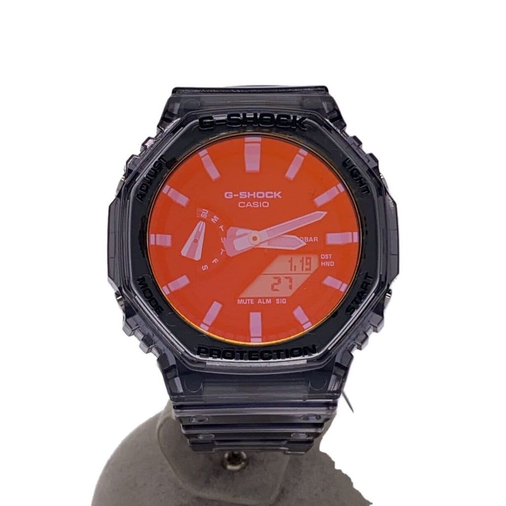 CASIO Men's Watch Digital Orange Grey GA-2100TLS | Shopee Malaysia