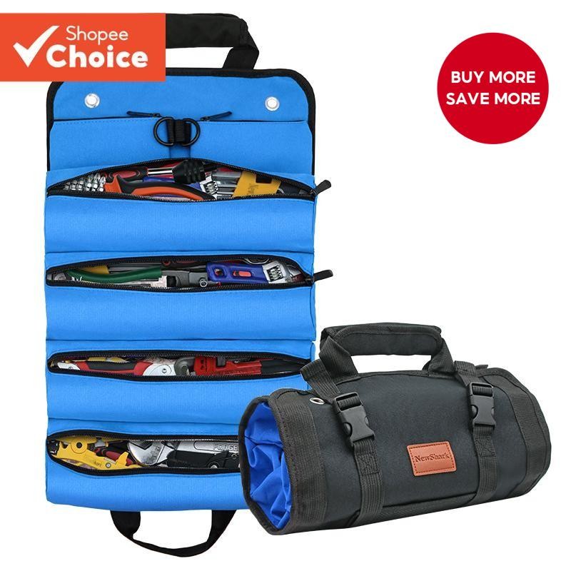 Tool Bag, Tool Roll Up Bag, Heavy Duty Tool Organizer for Men Women ...