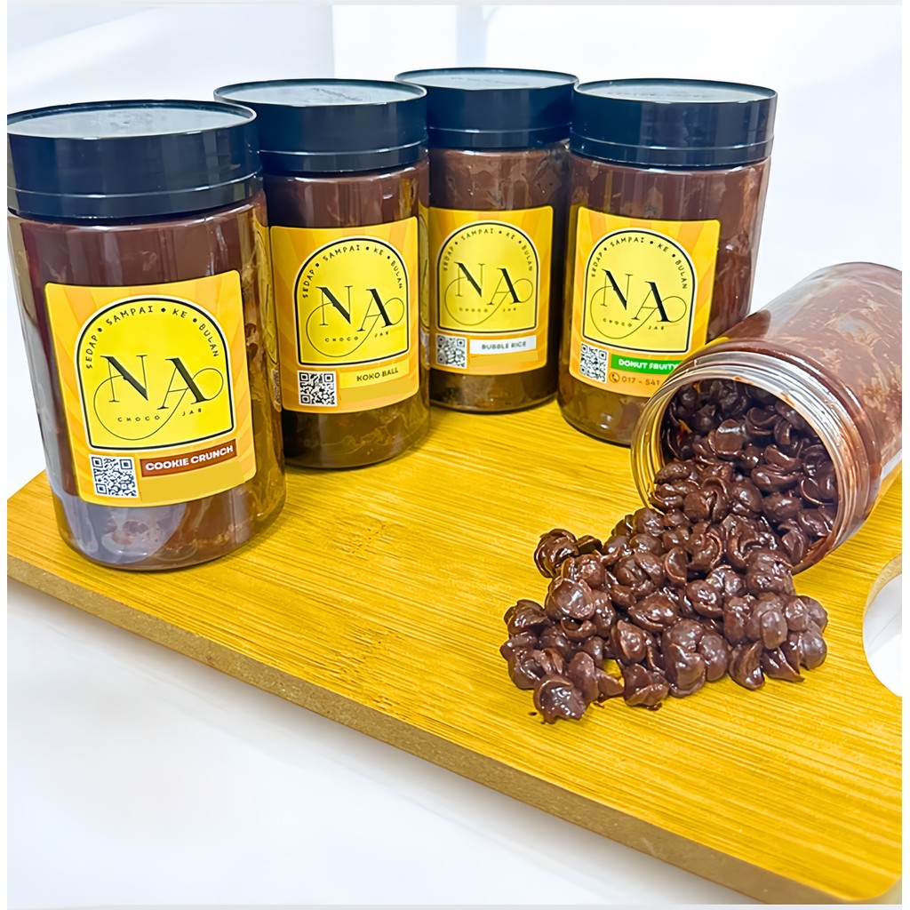 DOORGIFT N.A Kokojar Coklat Gelap Leleh 300ml Chocojar Chocolate Balang ...