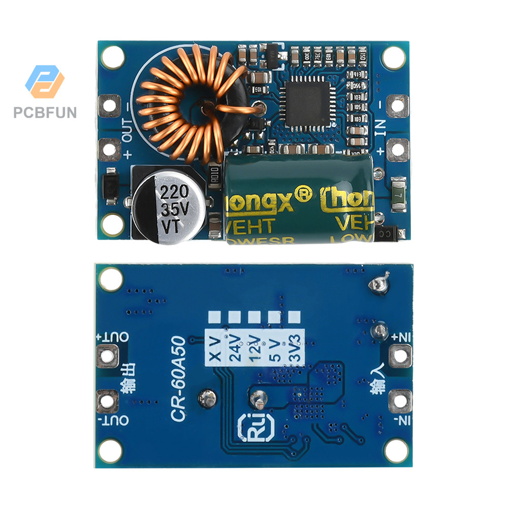 Pcbfun DC-DC Buck Module 60V48V36V24V To 5V12V Car Power Converter Buck ...