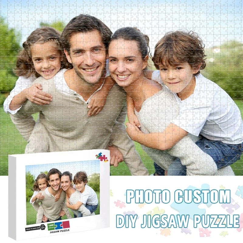 Photo DIY Custom Jigsaw Puzzle Customize Your Own Personalized Picture Puzzle Diy Toy for ...