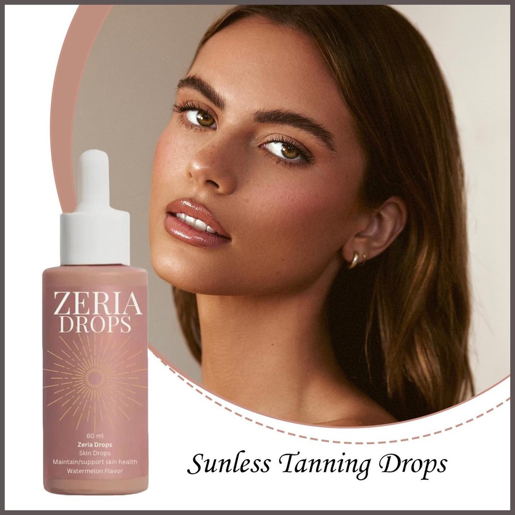 Tanning Face Drops Sunless Self-Tanner Face & Body Natural Tanner Drops ...