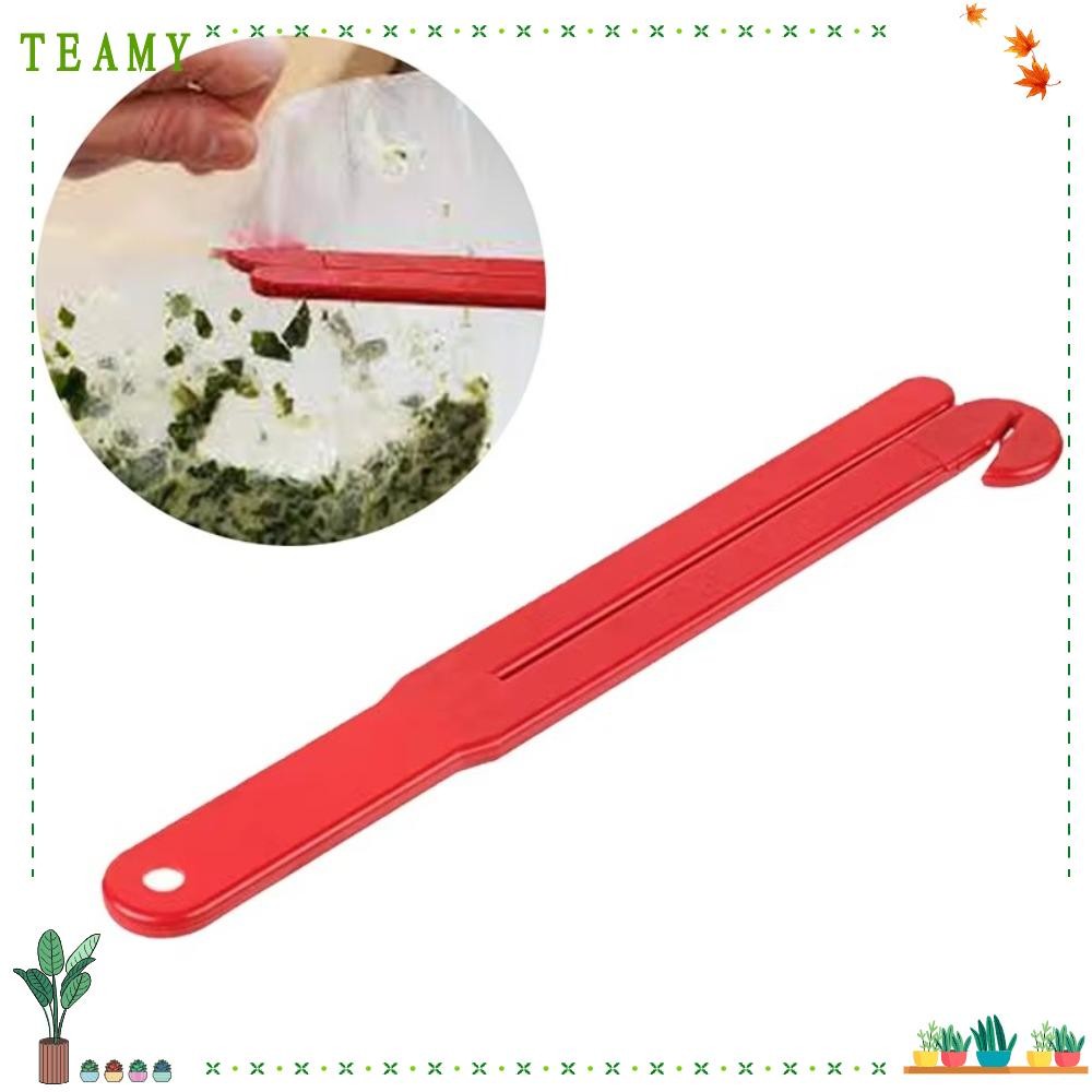 TEAMY Food Bag Opener, Stainless Steel Easy to Operate Food Bag Cutter ...