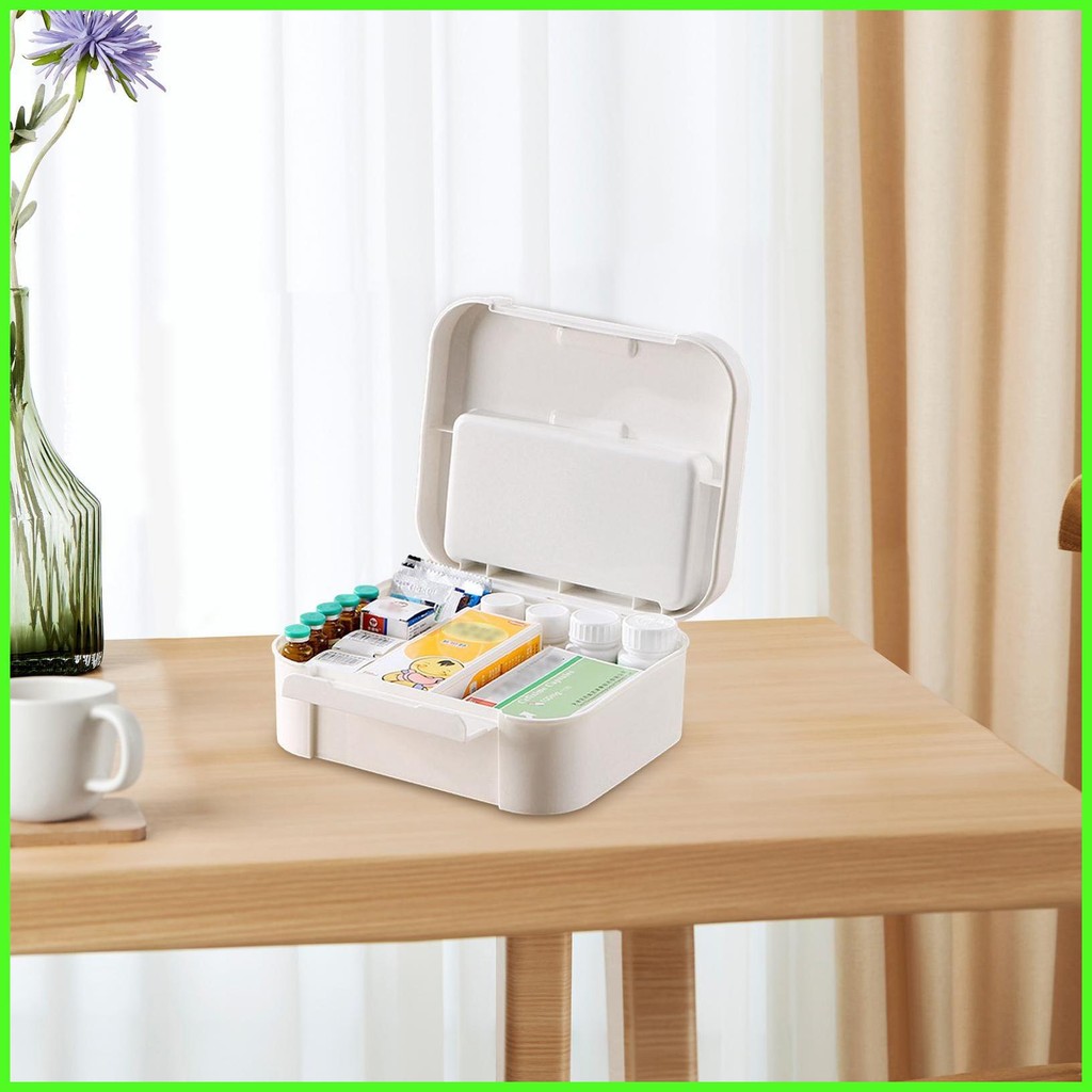 Storage Boxes for Organizing Bandages Storage Containers 2 Layers ...