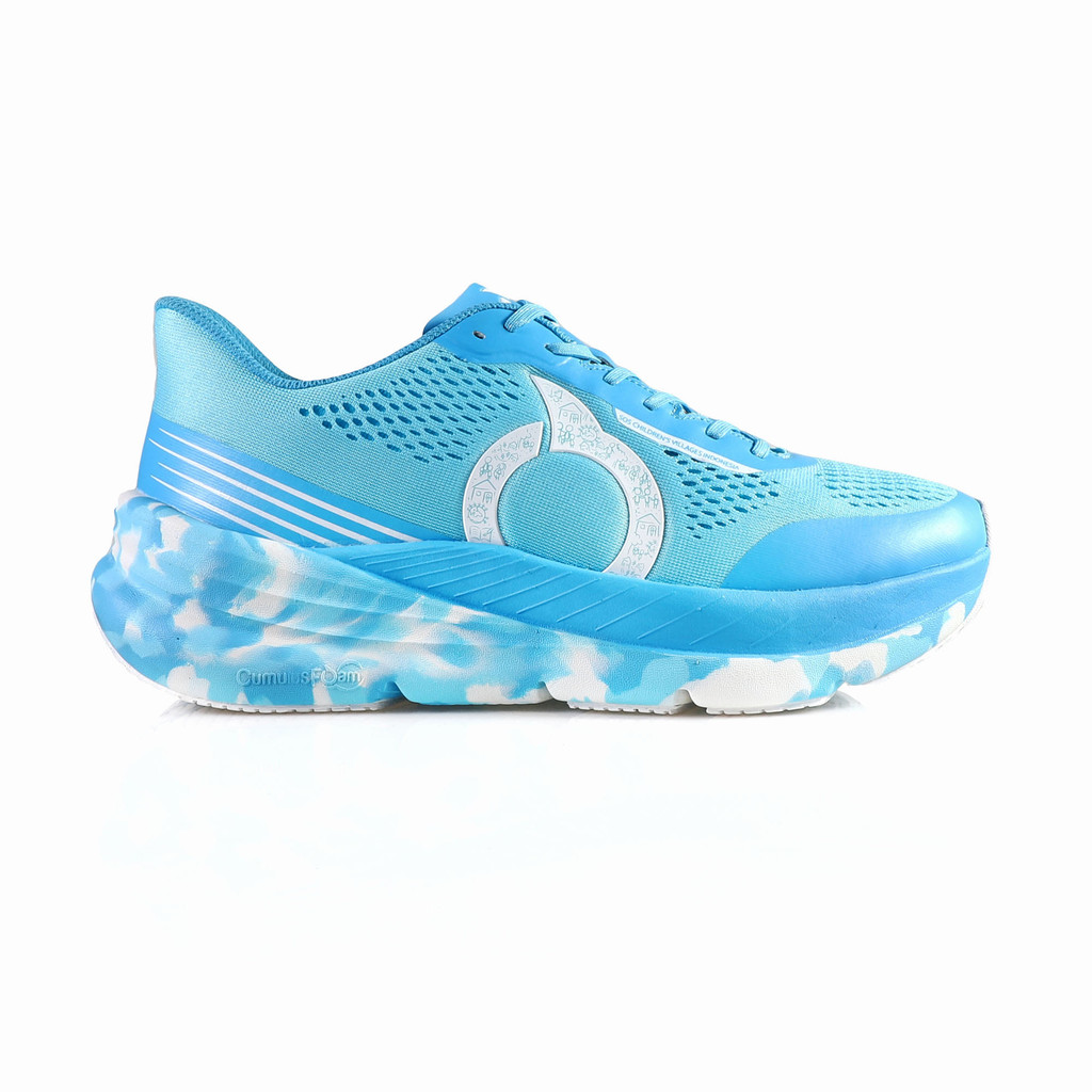 Ortuseight Hyperblast X SOS CHILDREN'S VILLAGE Running Shoes Cyan White ...