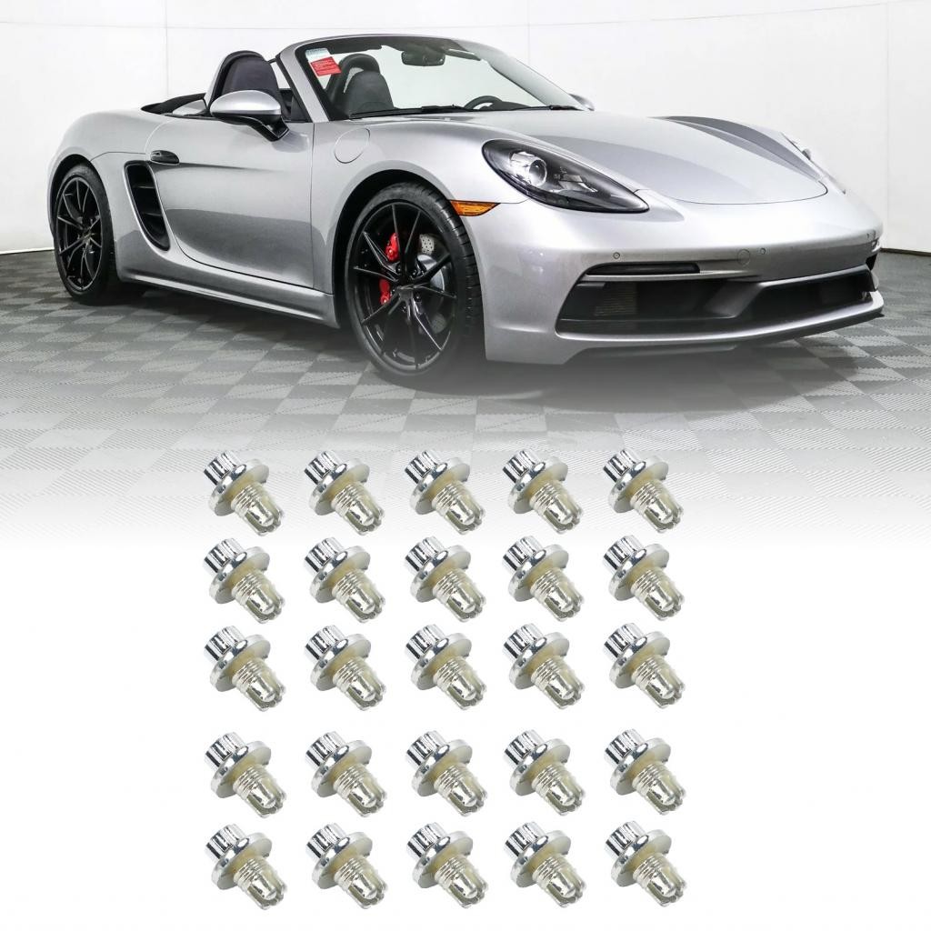 Seashorehouse KIMISS Wheel Rivets 25 Pcs Rim Lip Nuts for AH Ds Series ...