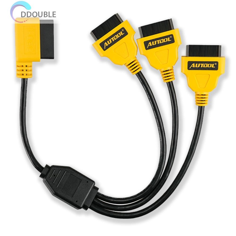 [Ddouble.my] AUTOOL OBD2 Y Splitter Cable 50cm 1 to 3 Converter Adapter ...