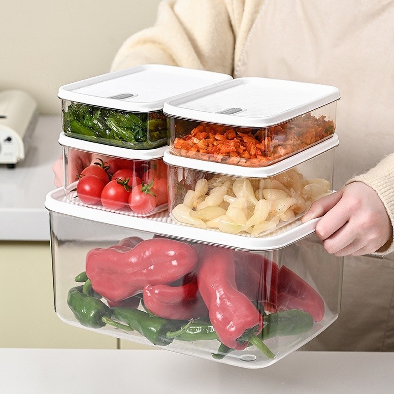 PUTIH White Food Container/ Vegetable Food Storage Box/ Multipurpose ...