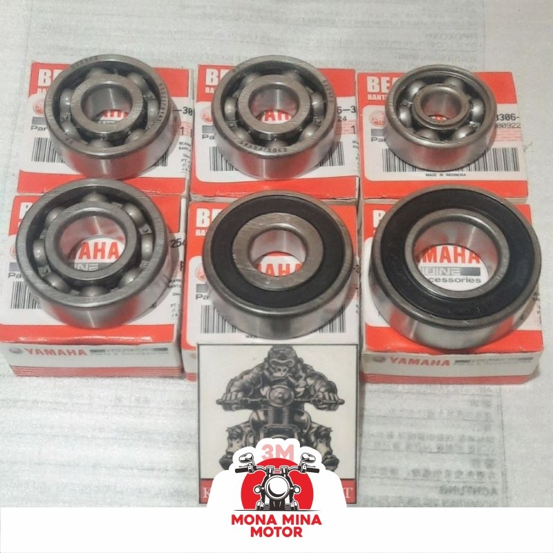 Original nmax aerox 155 gearbox axle ratio gear Bearing set | Shopee ...