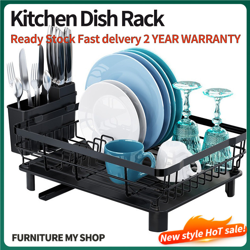 【COD】Kitchen Dish Rack Multifunctional Dish Storage Rack Tableware ...