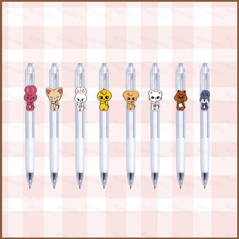 Gan StrayKids Click ball pen cartoon cute gel pen Bang Chan Chang-Bin ...