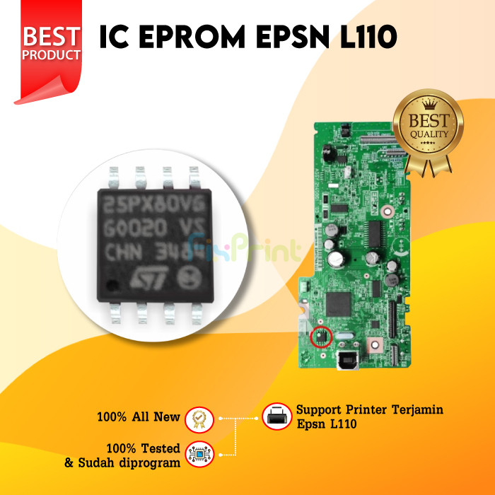 Ic Eprom IC Eeprom Reset Epson L110, Epson L110 Printer Resetter | Shopee Malaysia