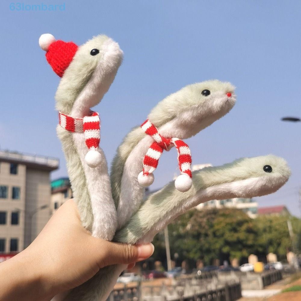 LOMBARD Year of The Snake Plush Toy, Plush Wrap Around Arm Snake ...