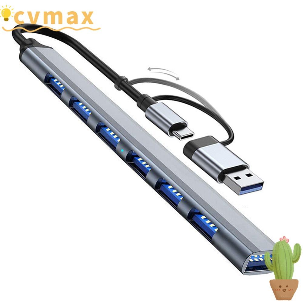 CYMX Type-C HUB, 7 Ports Splitter 2-in-1 USB 3.0 Expander, Universal ...