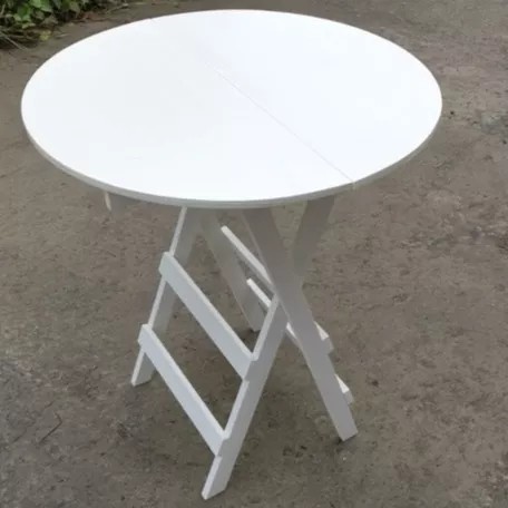 (FYA)Geva Foldable Table Round 80 x 80 x 75 cm / Round Folding Table ...