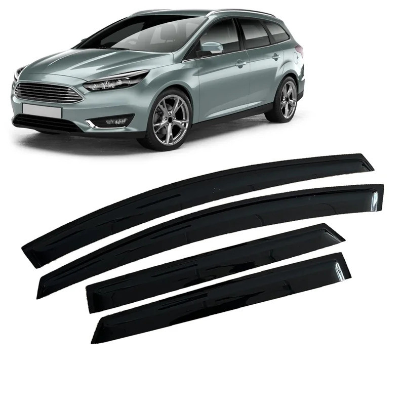 Window Visor for FORD FOCUS MK3 WAGON 5-DOOR 2012 2013 2014 2015 2016 ...