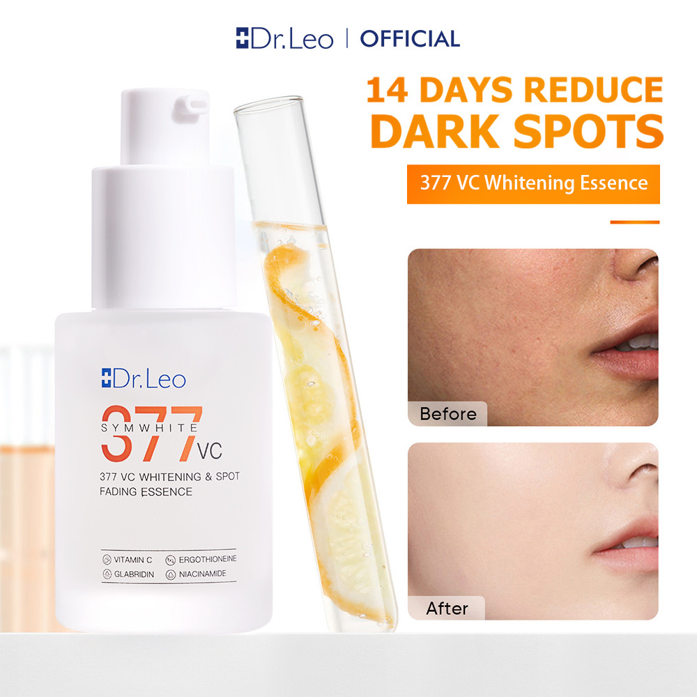 Dr.Leo SymWhite 377 Dark Spot Serum 2 Pcs with Niacinamide Brightening Serum Pelembap Cerah ...