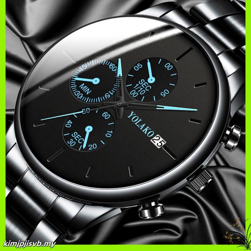 Original YOLAKO High Quality Stainless Steel Chronograph Quartz ...