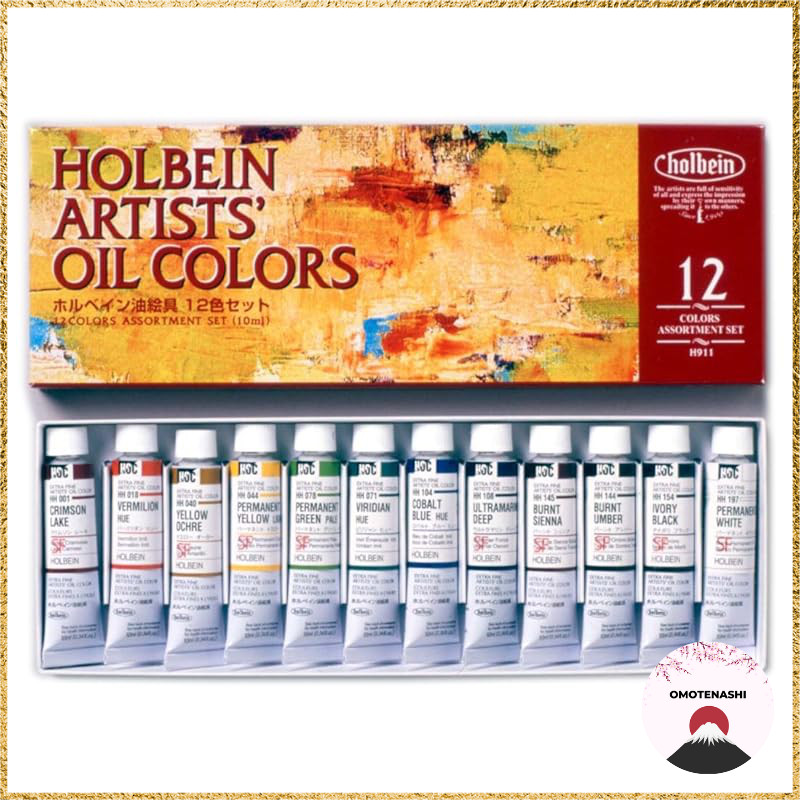 Holbein Oil Color Set for Beginners - Various Sizes and Color ...