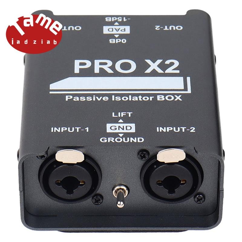 New 2-Way Audio Isolator, Audio Current Eliminator, XLR 6.5, Permalloy ...