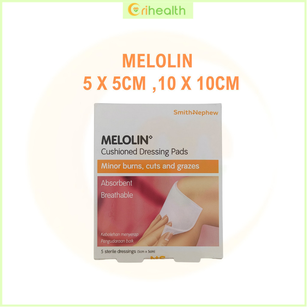 Smith & Nephew Melolin Cushioned Dressing Pads | Non-Adherent Absorbent ...