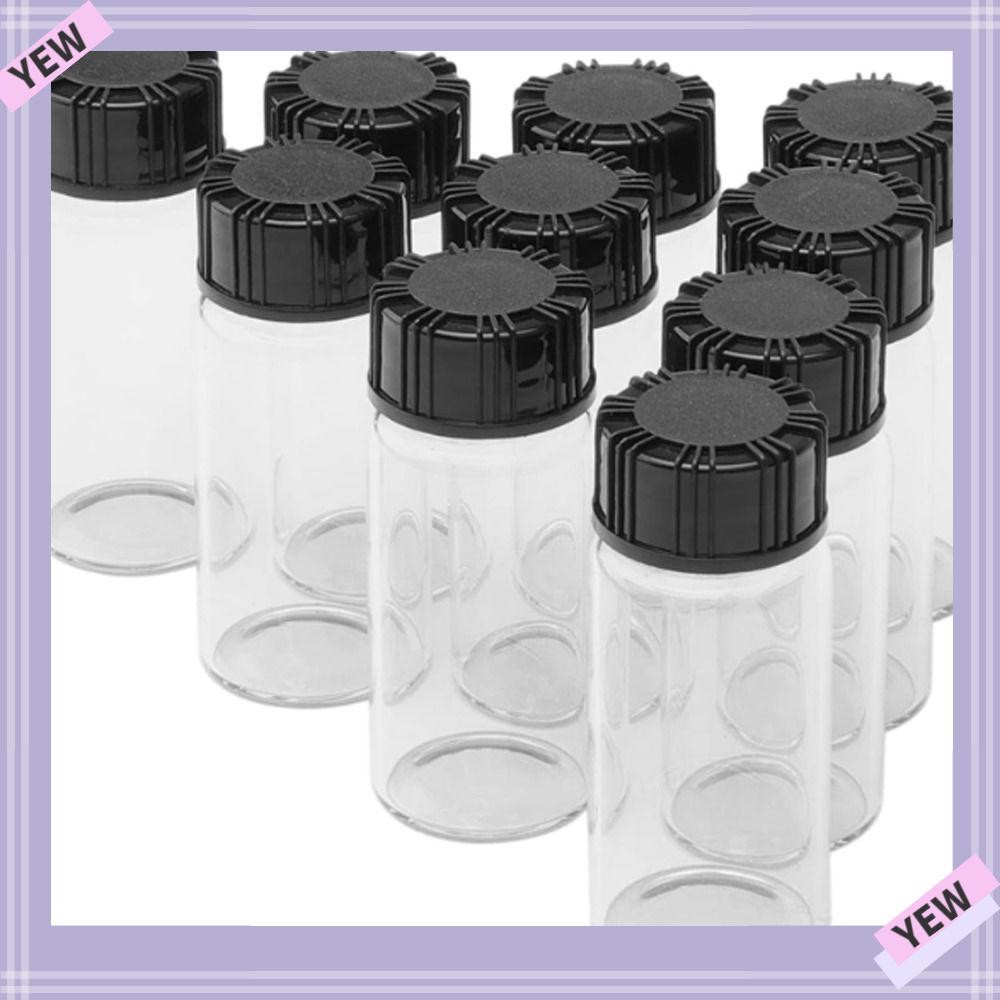 YYE 1/10Pcs Bottles Vial, 10ml (0.3 Oz) Liquid Sampling Sample, Small ...