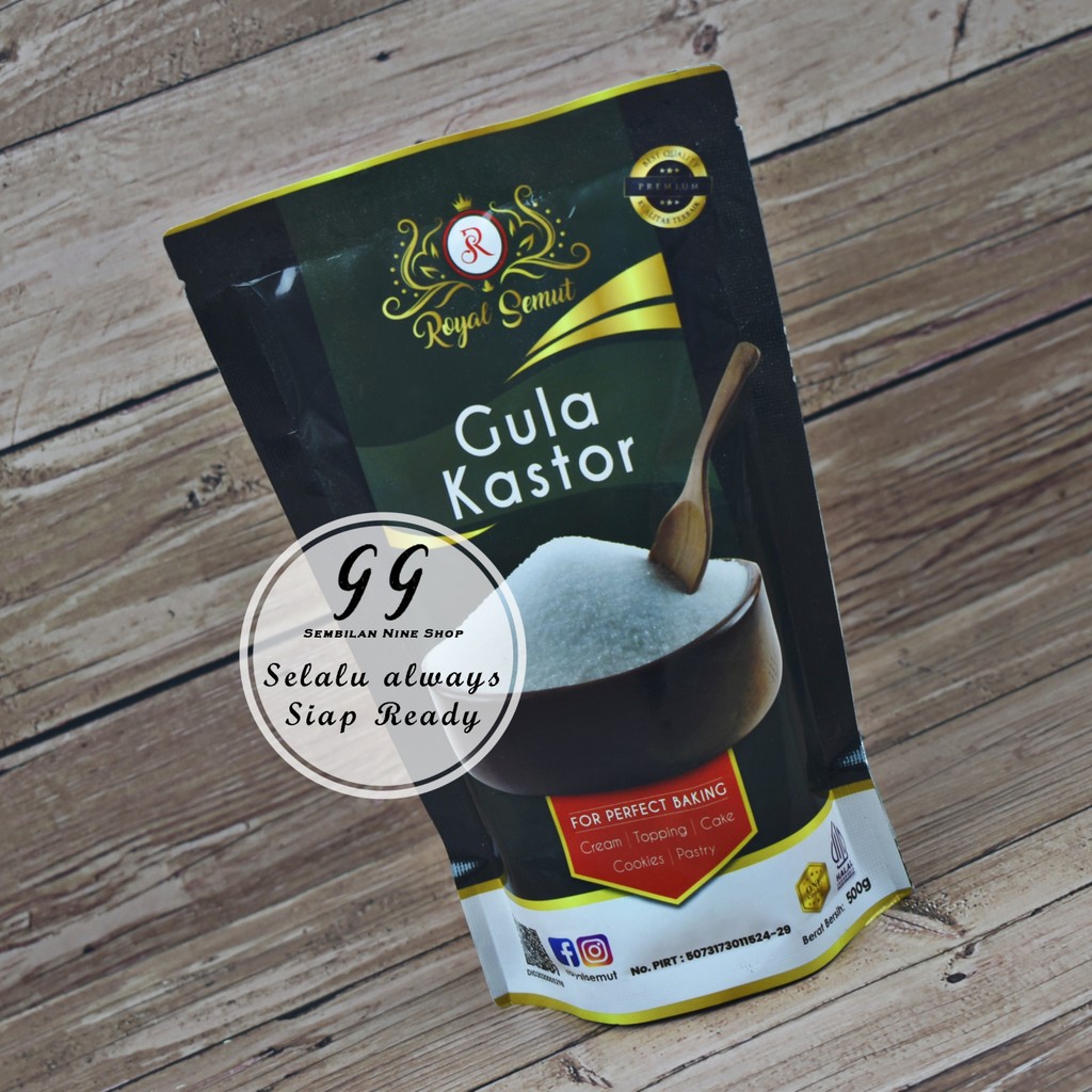 Royal ANTS KASTOR Sugar 500 Gram Castor Sugar Caster Kaster | Shopee ...